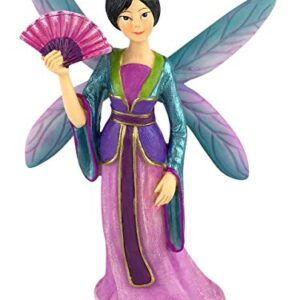 GlitZGlam Fairy Kai The Beautiful Asia Miniature Fairy for Your Fairy Garden/Miniature Garden