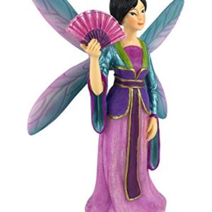 GlitZGlam Fairy Kai The Beautiful Asia Miniature Fairy for Your Fairy Garden/Miniature Garden