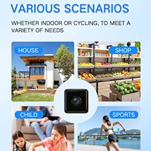 ZHOUCXZDA Hidden Spy Pet Outdoor Camera Wireless Cam Indoor WiFi Body Small Cameras, Dog Home Security Micro Camera Babysitter Surveillance Camera,Wireless Security Camera Compatible with Android