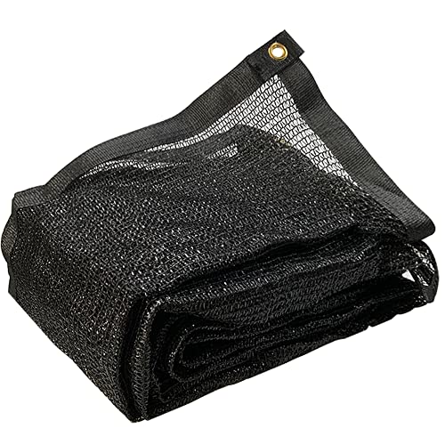 JUNKOGO Shade Cloth,6.5'x20',40% Black Sun Mesh UV Resistant Net with Brass Grommets for Garden Plant Cover,Greenhouse