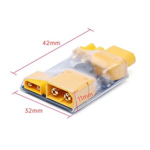 iFlight XT30/ XT60 Smoke Stopper with Alarm Buzzer,Short-Circuit Protection Safety Inspecting for 2-6S RC Quad FPV Racing Drone