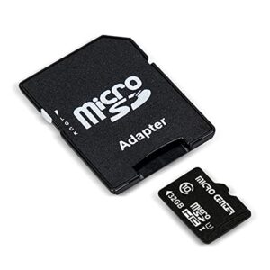 Micro Center 32GB Class 10 Micro SDHC Flash Memory Card with Adapter for Mobile Device Storage Phone, Tablet, Drone & Full HD Video Recording - 80MB/s UHS-I, C10, U1 (1 Pack)