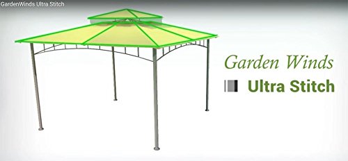 Garden Winds Replacement Canopy Top Cover for The Waterford Gazebo - Version 5 - RipLock 350 - Will ONLY FIT 5LGZ6526-V5, 5LGZ2001, and 5LGZ2001-PU