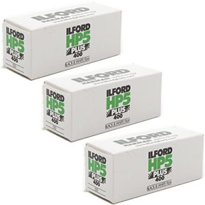 3 rolls ilford hp5 400 120 film