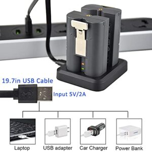 Ring Batteries Charger for Ring Rechargeable Battery,Dual Ring Battery Charger Station for Ring Spotlight Cam Battery,Ring Video Doorbell 2/3/4,Ring Stick Up Cam Battery (Ring Batteries NOT Included)