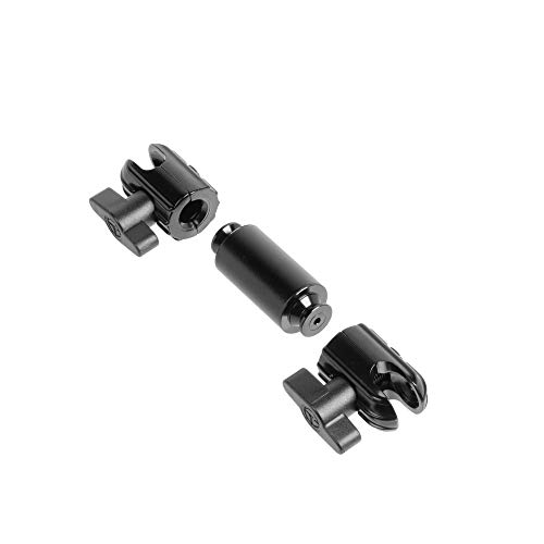 4.75" Aluminum Arm with Dual 20mm Ball Sockets. Thumbscrews for Quick Adjustment. Tackform Enduro Series