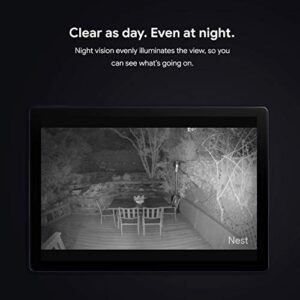 Google Nest Cam Outdoor 2-Pack - 1st Generation - Weatherproof Outdoor Camera - Surveillance Camera with Night Vision - Control with Your Phone