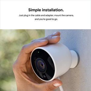 Google Nest Cam Outdoor 2-Pack - 1st Generation - Weatherproof Outdoor Camera - Surveillance Camera with Night Vision - Control with Your Phone