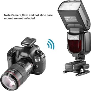 Neewer 16 Channels Wireless Radio Flash Speedlite Studio Trigger Set, Including (1) Transmitter and (2) Receivers, Fit for Canon Nikon Pentax Olympus Panasonic DSLR Cameras (CT-16)