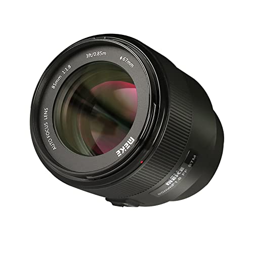 Meike 85mm F1.8 Full Frame AF STM(A Stepping Motor) Lens Large Aperture Auto Focus Medium Telephoto Fixed Prime Portrait Lens for Sony E Mount Mirrorless Cameras A9 A7III A7II A7 A7R3 A7R4