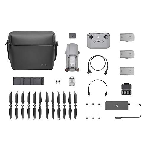 DJI Mavic Air 2 Fly More Combo with DJI Smart Controller - Drone Quadcopter UAV with 48MP Camera 4K Video 1/2"" CMOS Sensor 3-Axis Gimbal 34min Flight Time ActiveTrack 3.0, Gray