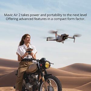 DJI Mavic Air 2 Fly More Combo with DJI Smart Controller - Drone Quadcopter UAV with 48MP Camera 4K Video 1/2"" CMOS Sensor 3-Axis Gimbal 34min Flight Time ActiveTrack 3.0, Gray