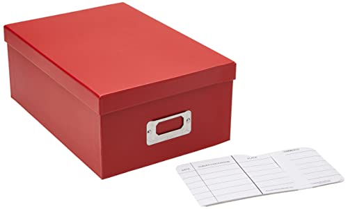 Pioneer Photo Albums Photo Storage Box - Bright Red