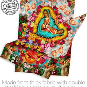 Ornament Collection Our Lady of Guadalupe Garden Flag Religious Faith Hope Grace Peace Dove Christian Religion Easter House Decoration Banner Small Yard Gift Double-Sided, Made in USA