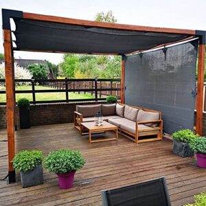 winemana 70% Black Shade Cloth, 20 x 30 FT Durable Mesh Tarp with Grommets, Resistant Garden Sun Shade Netting with Taped Edge for Plant Cover, Greenhouse, Patio, Tomatoes, Chicken Coop, Barn Kennel