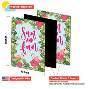 Lovely Flag Seasonal Garden Flag Set of 11| 12.5" x 18" | Double Sided | Double Stitched | Proudly Designed in USA | Garden House Yard Weather Resistant | American Flag Garden Summer Spring Flag/ Happy Birthday/ Be Happy/ Back to School/ Welcome/ Hallowee