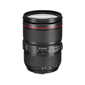 Canon EF 24–105mm f/4L is II USM Lens, Black - 1380C002