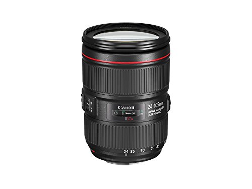 Canon EF 24–105mm f/4L is II USM Lens, Black - 1380C002