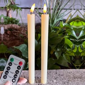 3d black wick led battery operated flameless taper candles light with remote &timer,electric fake window candle flickering like real wax,floating candle stick for christmas/halloween/wedding