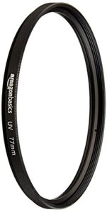 amazon basics uv protection camera lens filter – 77mm