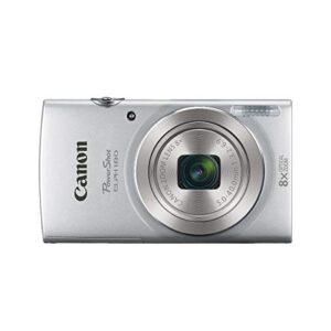 canon powershot elph 180 digital camera w/image stabilization and smart auto mode (silver), 0.90in. x 3.70in. x 2.10in. – 1093c001