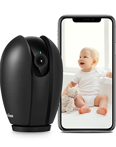 LaView Indoor Security Camera, 1080P Home Security Camera with Sound & Motion Detection, 360° Baby Monitor with Phone App, WIFI Pet Camera,2-Ways Audio, Night Vision,SD&Cloud storage, Works with Alexa