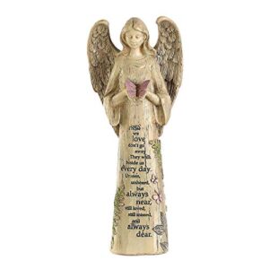 topadorn garden statuary outdoor praying angel resin figurines,collectible sculptures,10″ h