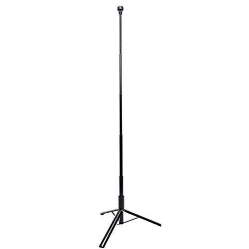 Lume Cube Adjustable 5ft Light Stand Tripod | Height 2ft to 5ft | Stand for Lights, Webcams, Cameras, Adjustable Height, 360º Rotating Mount, Aluminum Lightweight, for Content & Video