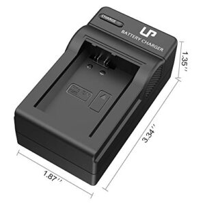 NP-FW50 Battery Charger, LP Charger Compatible with Sony Alpha A6000, A6400, A6100, A6300, A6500, A5100, A7, A7 II, A7R, A7R II, A7R2, A7S, A7S II, A7S2, A5000, A3000, A55, RX10, NEX-3/5/7 Series