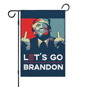 lets go brandon garden flag fjb garden flag let’s go brandon garden us flag vertical double sided small porch yard door decor 12.5×18 inch