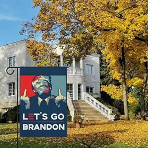 Lets Go Brandon Garden Flag Fjb Garden Flag Let's Go Brandon Garden US Flag Vertical Double Sided Small Porch Yard Door Decor 12.5x18 Inch