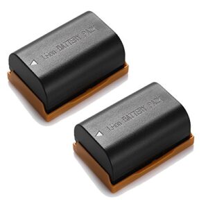 powerextra 2 pack replacement canon lp-e6, lp-e6n battery for canon c700, xc15, eos 60d, 70d, 80d, 5d mark ii iii and iv, 5ds, 5ds r, 6d, 7d cameras bg-e14, bg-e13, bg-e11, bg-e9, bg-e7, bg-e6 grips