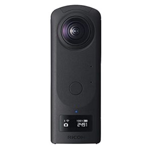 ricoh theta z1 51gb black 360° camera, two 1.0-inch back-illuminated cmos sensors, increased 51gb internal memory, 23mp images, 4k video with image stabilization, hdr, high-speed wireless transfer