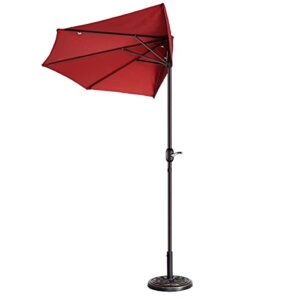 Pure Garden 296611SXJ Patio Umbrella, Red