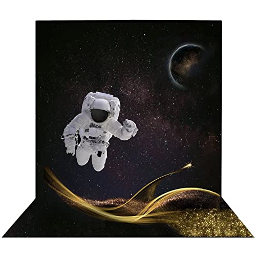 Black Backdrop，Black Photo Backdrop，Black Screen Photo backdrop10 x 10 feet Black Photo Background Polyester Fiber, Non-Reflective Edge Treatment to Prevent Tearing 4 Clips