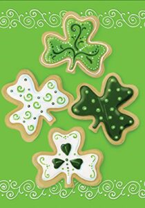 toland home garden shamrock cookies house flag