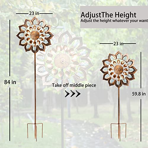 WEHLUCK Wind Spinner Wind Spinners for Yard and Garden