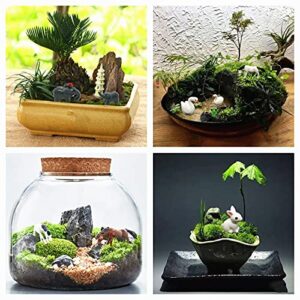 Eipoaks 300PCS Fairy Garden Accessories Outdoor, Miniature Fairy Garden Kit Micro Landscape DIY Ornaments for Home Garden Potted Plant Bonsai Terrarium Dollhouse Decor