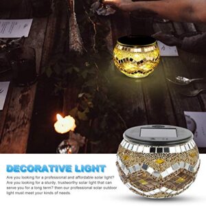 OSALADI Delicate Lamps Globe Garden, Ball Light, Decorative Solar for Coffee Outdoor/ Tabletop Home Graceful Table Good Ornament Lawn Light Mood Lights Powered Night Style