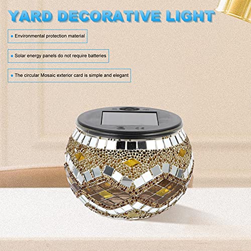 OSALADI Delicate Lamps Globe Garden, Ball Light, Decorative Solar for Coffee Outdoor/ Tabletop Home Graceful Table Good Ornament Lawn Light Mood Lights Powered Night Style