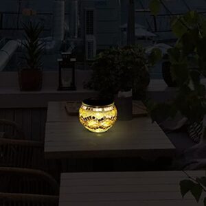 OSALADI Delicate Lamps Globe Garden, Ball Light, Decorative Solar for Coffee Outdoor/ Tabletop Home Graceful Table Good Ornament Lawn Light Mood Lights Powered Night Style