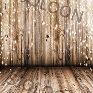 SJOLOON 5x7ft Rustic Wood Vinyl Photography Backdrop Nostalgia Wood Floor Photo Backdrop Baby Newborn Photo Studio Props JLT10359