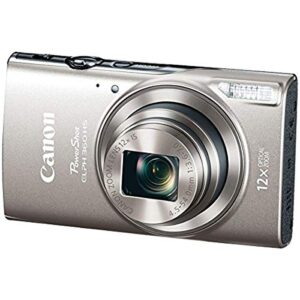 canon powershot elph 360 digital camera w/ 12x optical zoom and image stabilization – wi-fi & nfc enabled (silver)