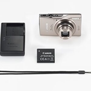 Canon PowerShot ELPH 360 Digital Camera w/ 12x Optical Zoom and Image Stabilization - Wi-Fi & NFC Enabled (Silver)