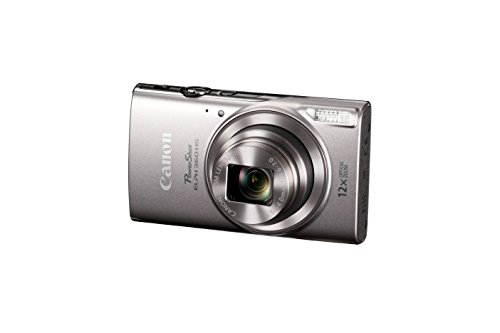 Canon PowerShot ELPH 360 Digital Camera w/ 12x Optical Zoom and Image Stabilization - Wi-Fi & NFC Enabled (Silver)