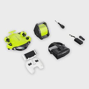 FIFISH V6 Underwater Drone with AI Vision Lock, QYSEA 360° Omnidirectional Movement Underwater ROV with 4K Camera, Portable Robot with VR Control, 166° UWA, App Control, Depth Hold (330ft Dive)