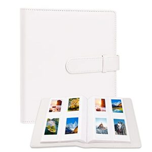 256 photos album for fujifilm instax mini camera, polaroid 2”x3” zink pictures, 2×3 photo album book for fujifilm instax mini 11 12 9 90 70 40 8 instant camera, polaroid snap pic-300 z2300 camera (white)