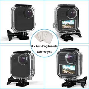 FitStill Compatible Underwater Diving Waterproof Case Protective Shell 45M/147FT with Touchscreen Bracket Accessories for Go Pro Max Action Camera