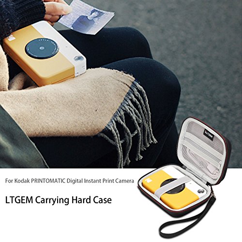 LTGEM EVA Hard Case for Kodak PRINTOMATIC, Kodak Step , Kodak Smile or Kodak Mini 2 HD Digital Instant Print Camera