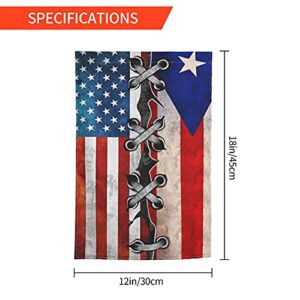 Afusvoe Cool Puerto Rico Puerto Rico Garden Flag House Decoration Outdoor Decorations